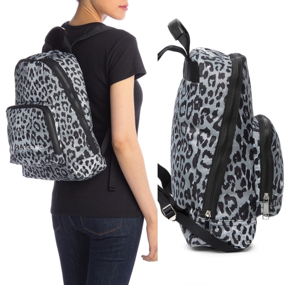 Marc Jacobs | Bags | Sale Marc Jacobs All Star Leopard Printed Backpack ...